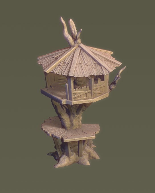 Medium Tree Watchtower - Ideal for Dungeons and Dragons and Other ...