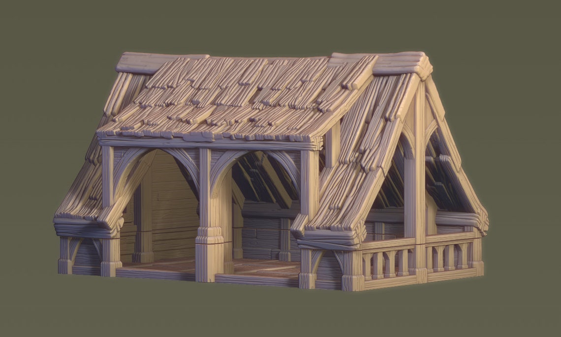 Hut - Ideal for Dungeons and Dragons and Other Tabletop Rpgs/wargaming ...