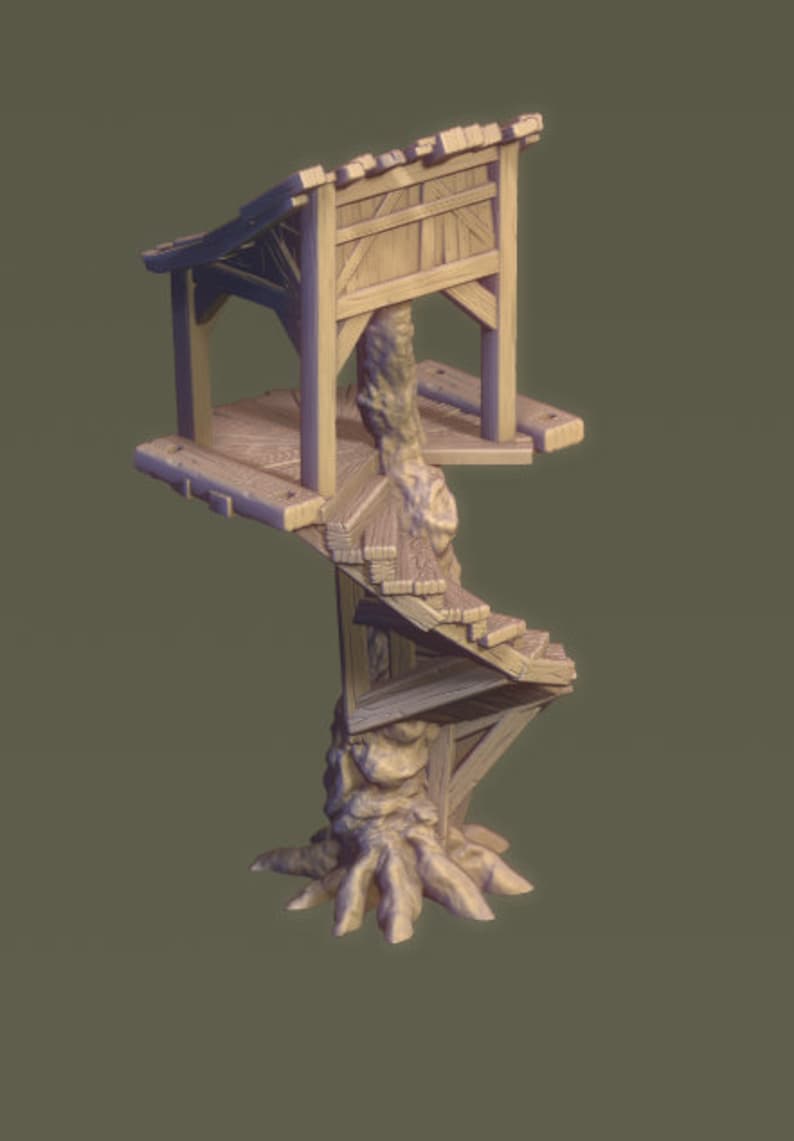 Small Tree Watchtower - Ideal for Dungeons and Dragons and Other ...