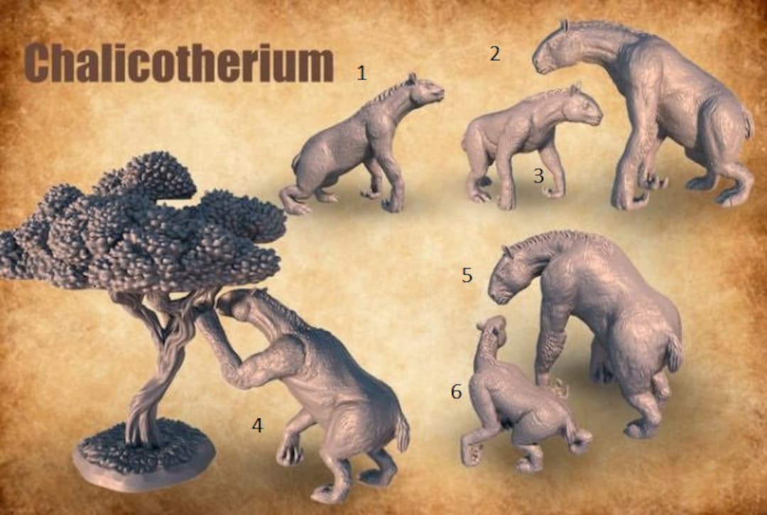 Prehistoric Chalicotherium - Ideal for Dungeons and Dragons and Other ...