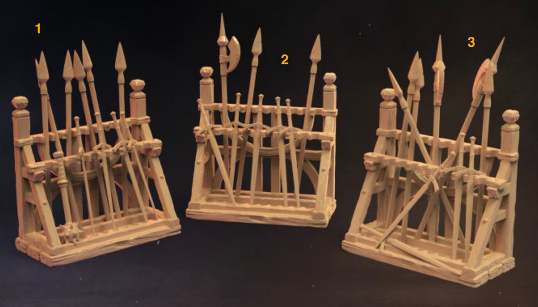 Weapons Rack - Ideal for Dungeons and Dragons and Other Tabletop Rpgs ...