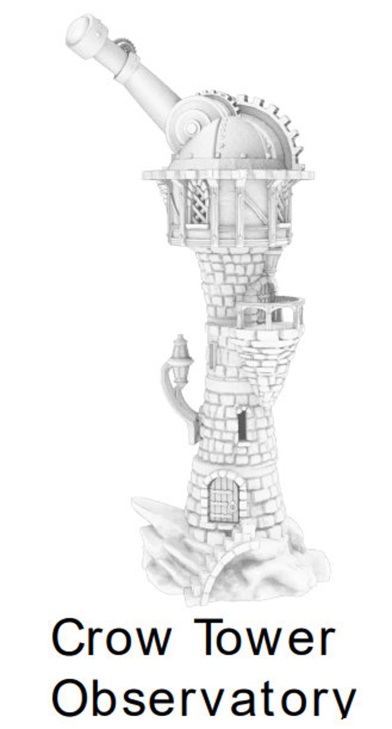 Crow Tower/ Observatory - the Frost - Ideal for Dungeons and Dragons ...