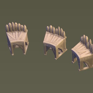 Modular Wooden Wall - Ideal for Dungeons and Dragons and Other Tabletop ...