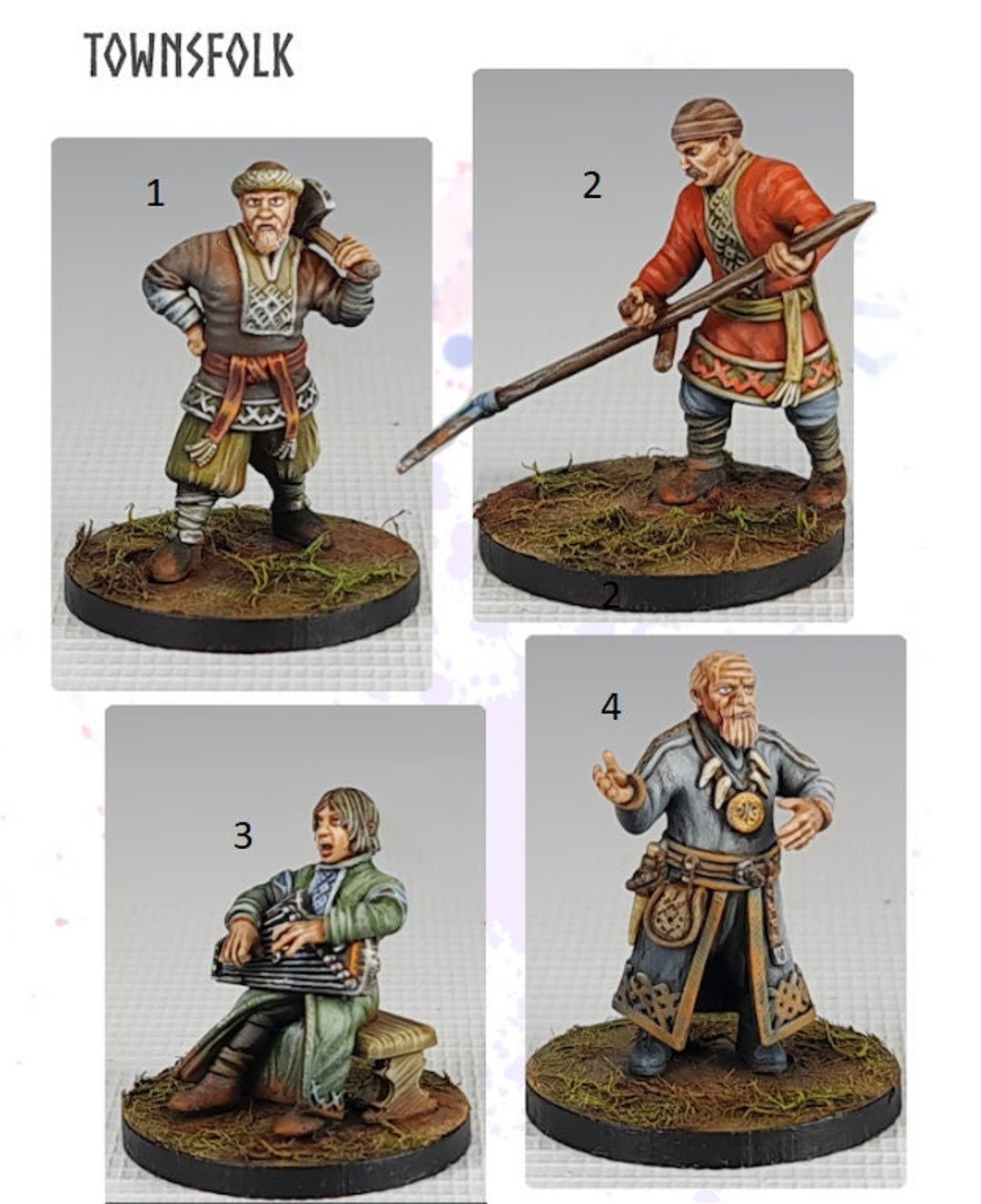 Townsfolk Viking Saga Ideal for Dungeons and Dragons and Other Tabletop ...