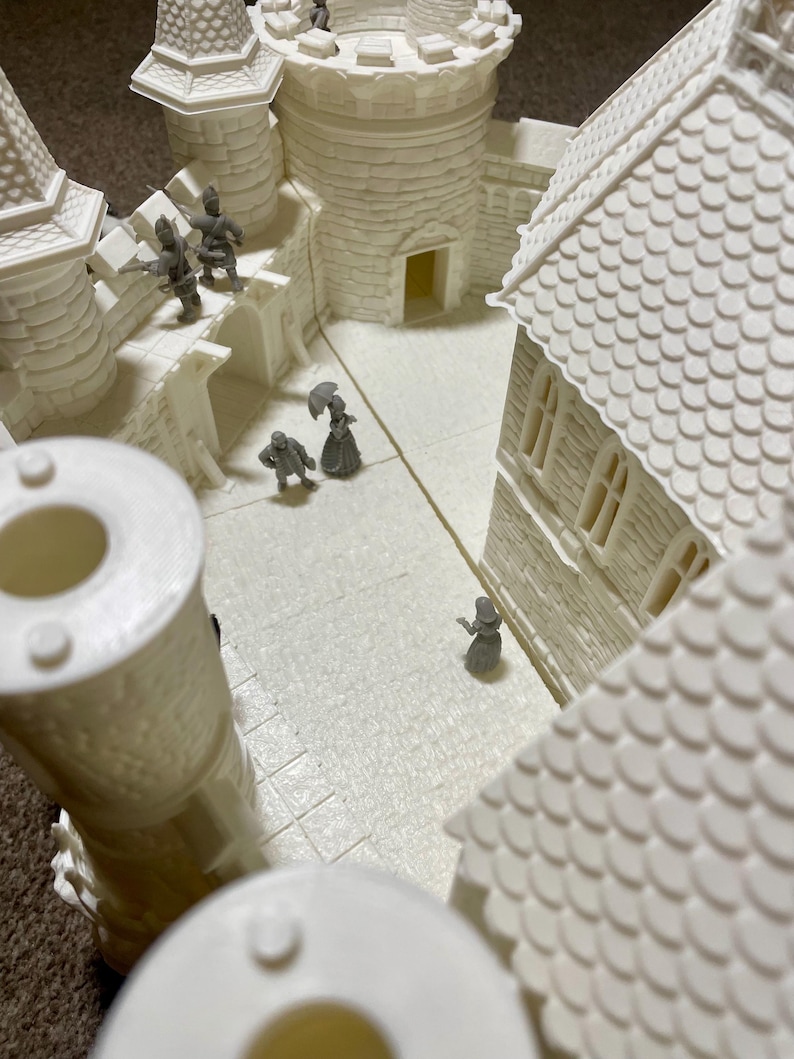 Medieval Castle: Tabletop RPG Scenery for D&D Wargaming - Etsy
