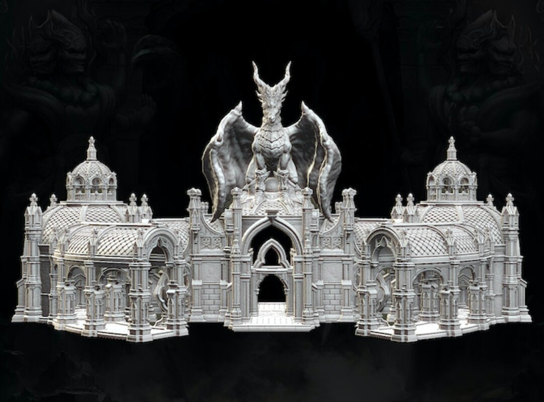 Mansion Courtyard - Ideal for Dungeons and Dragons and Other Tabletop ...