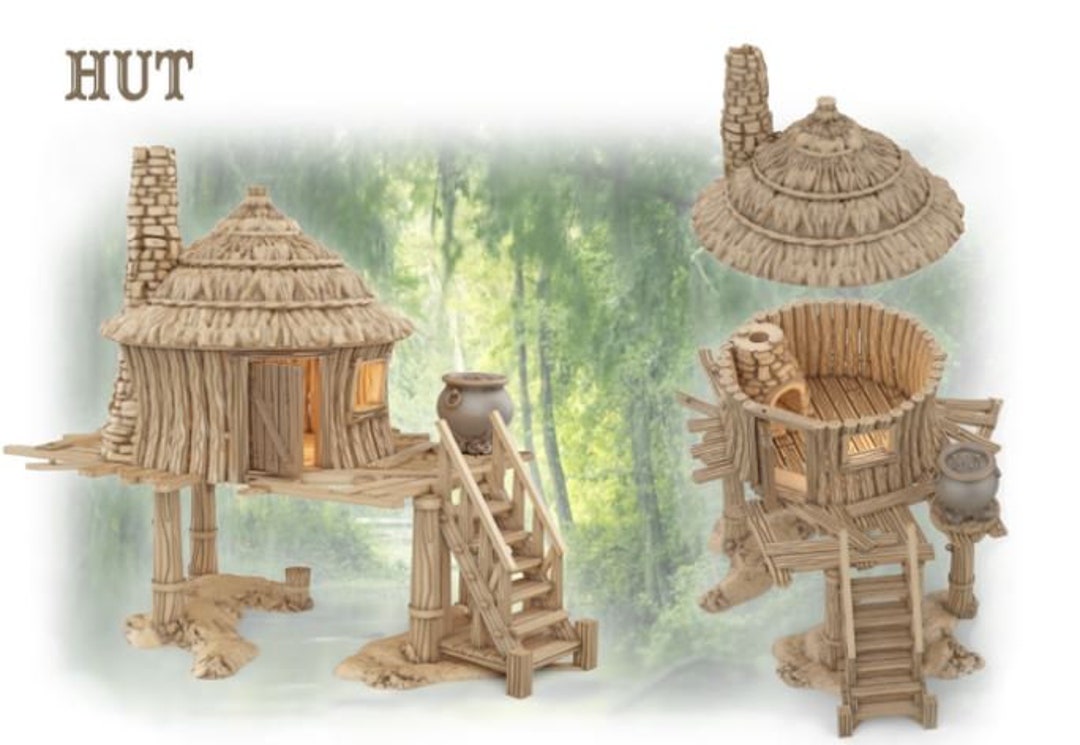 Hut- Treasure Island - Ideal for Dungeons and Dragons and Other ...