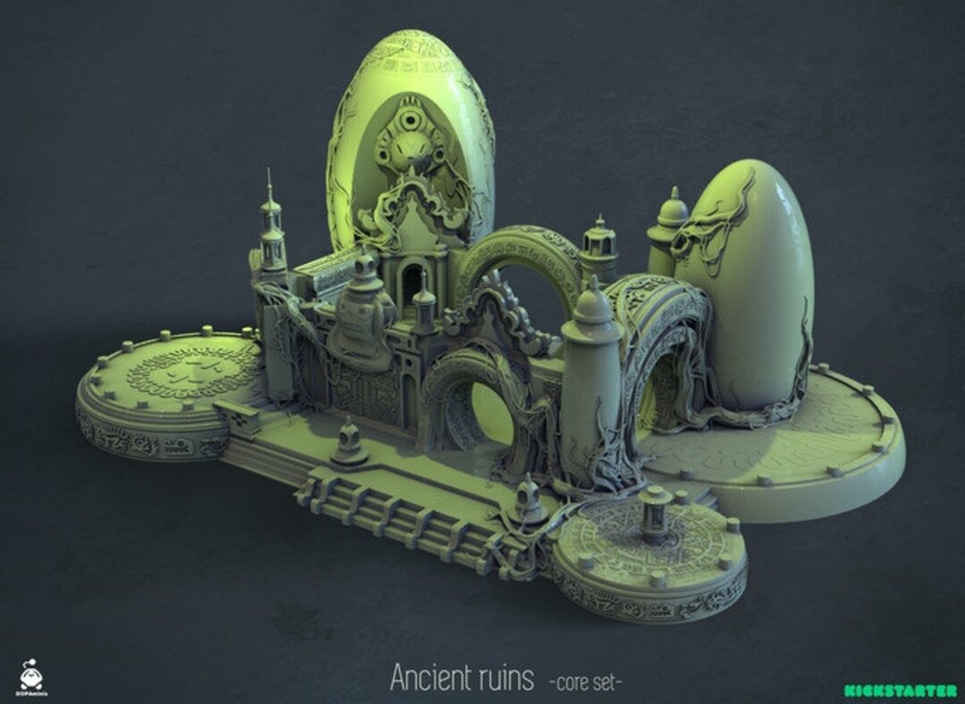 Ancient Temple Ruins - Ideal for Dnd, Mordheim and Other Tabletop Rpgs ...