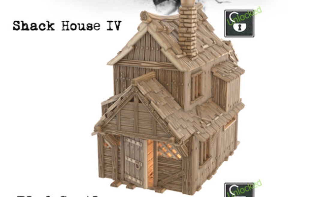 Shack House - Dark Alley - Ideal for Dungeons and Dragons and Other ...