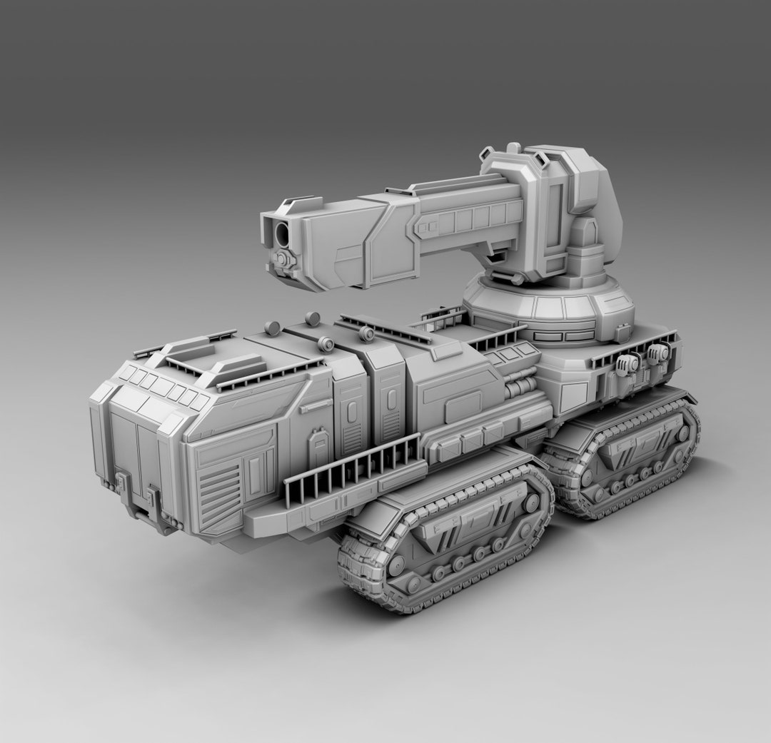 Rail Gun Tank Ideal for Dungeons and Dragons and Other Tabletop Rpgs ...