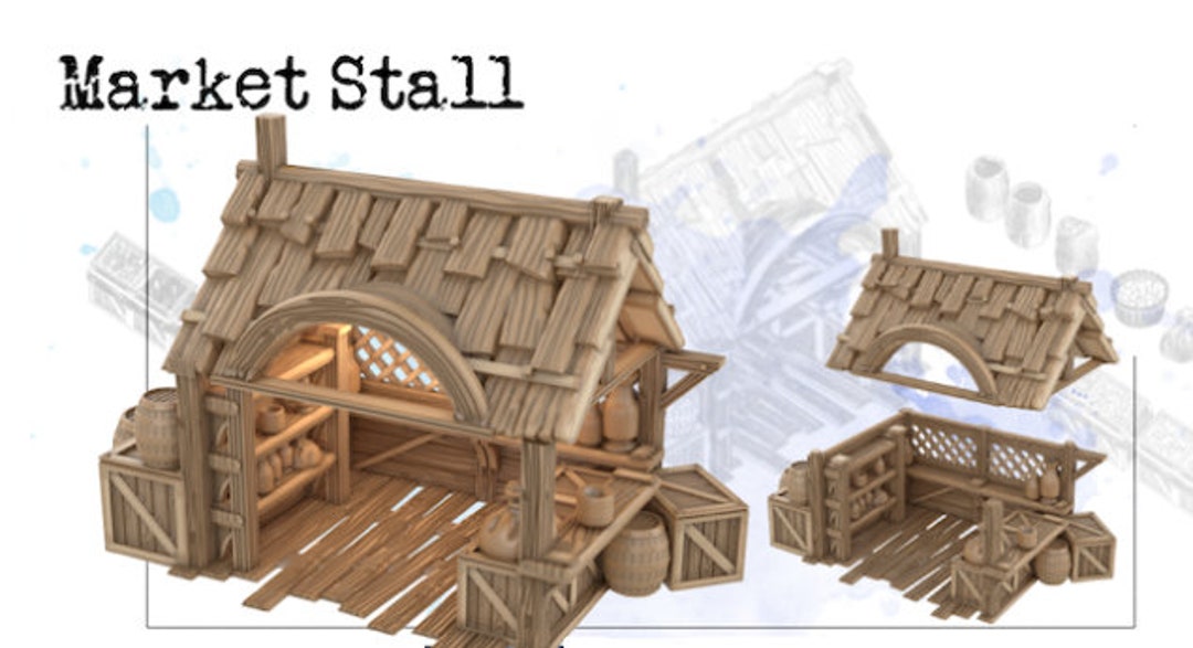 Market Stall - Dark Alley - Ideal for Dungeons and Dragons and Other ...