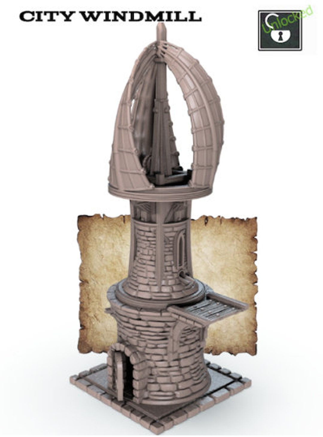 Detailed Windmill: Tabletop RPG Scenery - Dungeons and Dragons ...