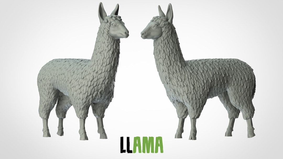 Llama Miniature - Ideal for Dungeons and Dragons and Other Tabletop ...