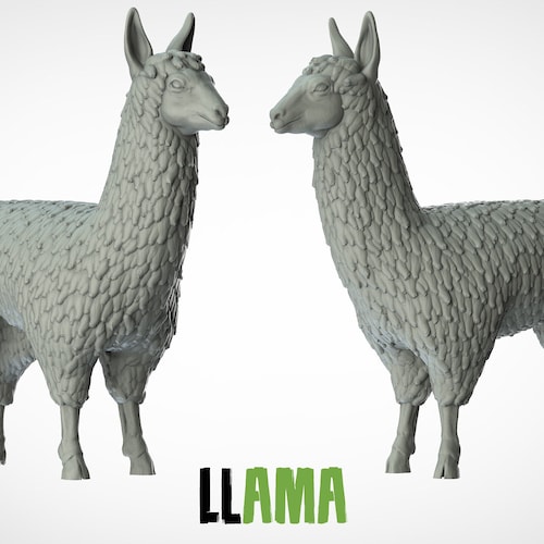 Llama Miniature Ideal for Dungeons and Dragons and Other - Etsy