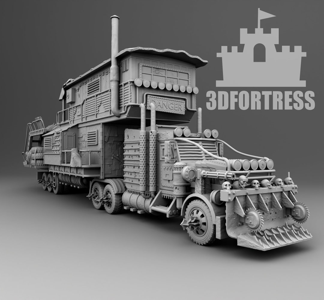 Post Apocalyptic Survival Truck Ideal for Dungeons and Dragons and ...