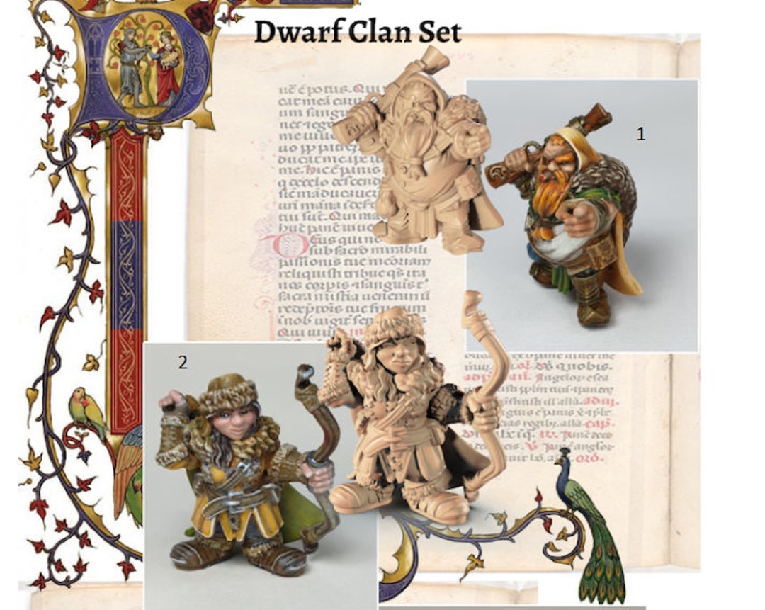 Dwarf Clan Set - Tale of Two Cities - Ideal for Dungeons and Dragons ...