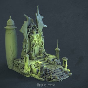 Throne - Ideal for Dnd, Mordheim and Other Tabletop Rpgs - Etsy
