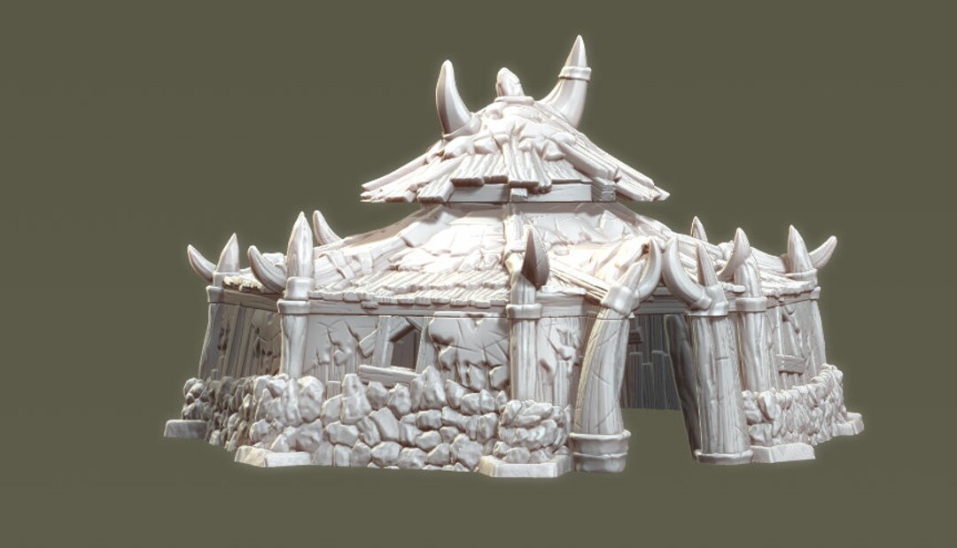 Orc Chieftain Tent Ideal for Dungeons and Dragons and Other Tabletop ...
