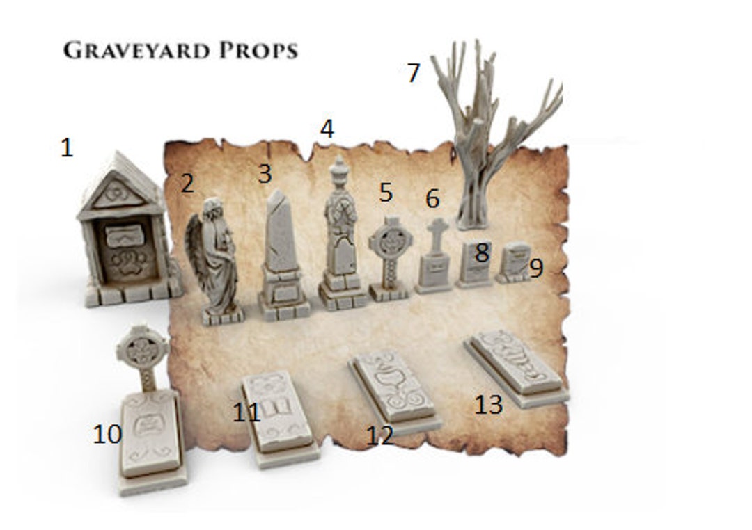Grave Props - the Frost - Ideal for Dungeons and Dragons and Other ...