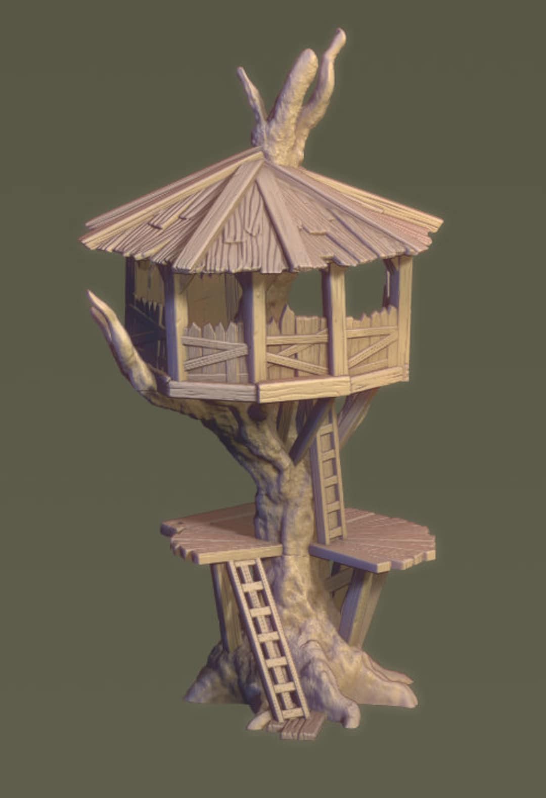 Medium Tree Watchtower - Ideal for Dungeons and Dragons and Other ...