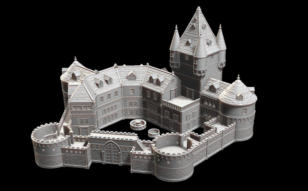 Medieval Castle - Ideal for Dungeons and Dragons and Other Tabletop ...