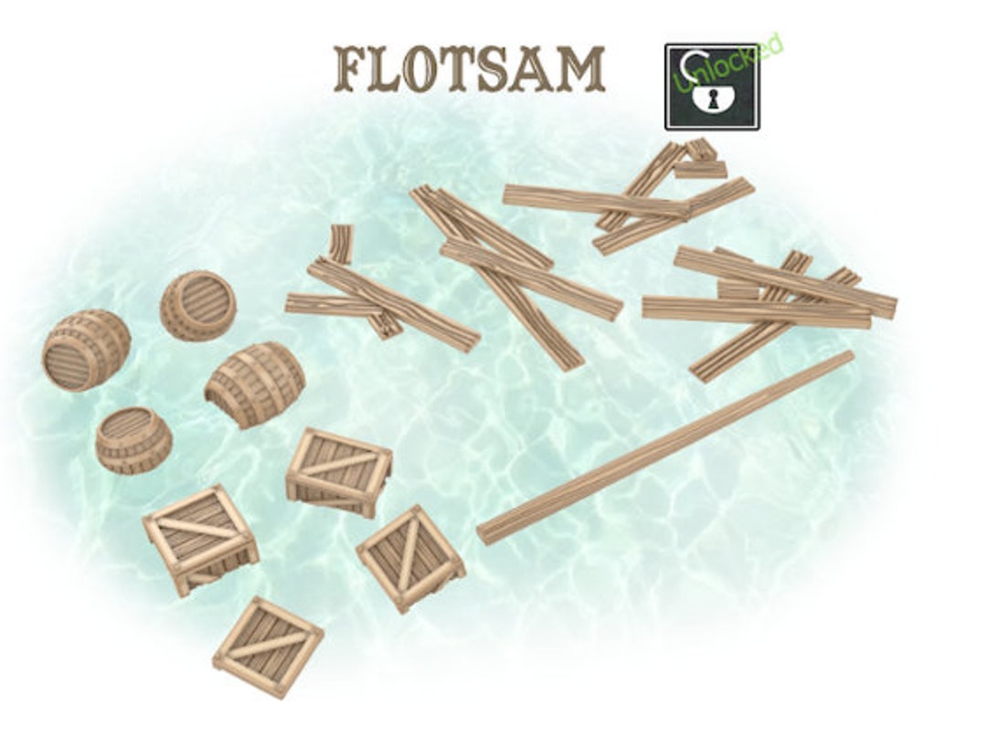 Shipwreck Flotsam - Treasure Island - Ideal for Dungeons and Dragons ...