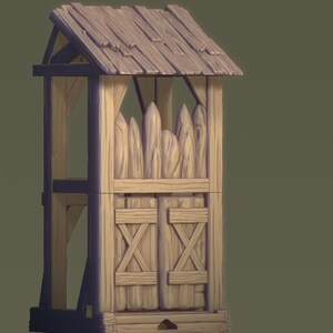 Modular Wooden Wall - Ideal for Dungeons and Dragons and Other Tabletop ...