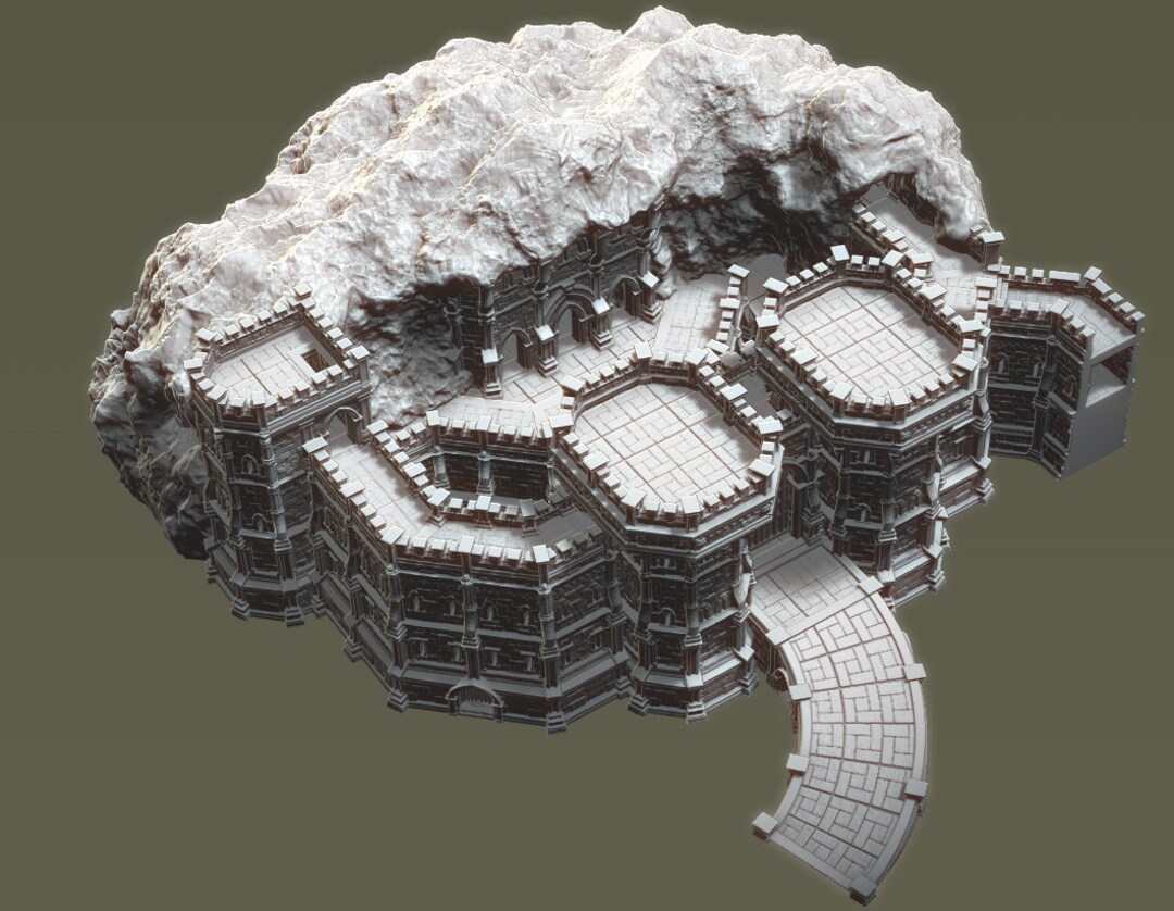 Eldrino's Deep -fortress Keep - Ideal for Dungeons and Dragons and ...