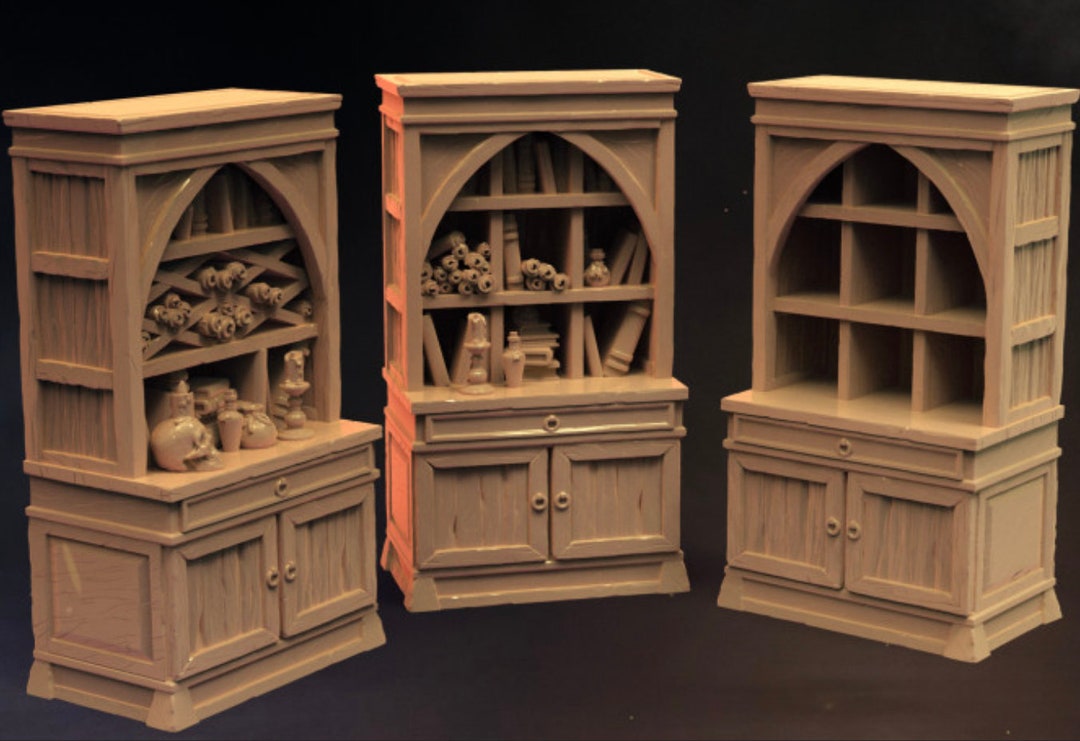 Bookcases - Ideal for Dungeons and Dragons and Other Tabletop Rpgs/ D&D ...