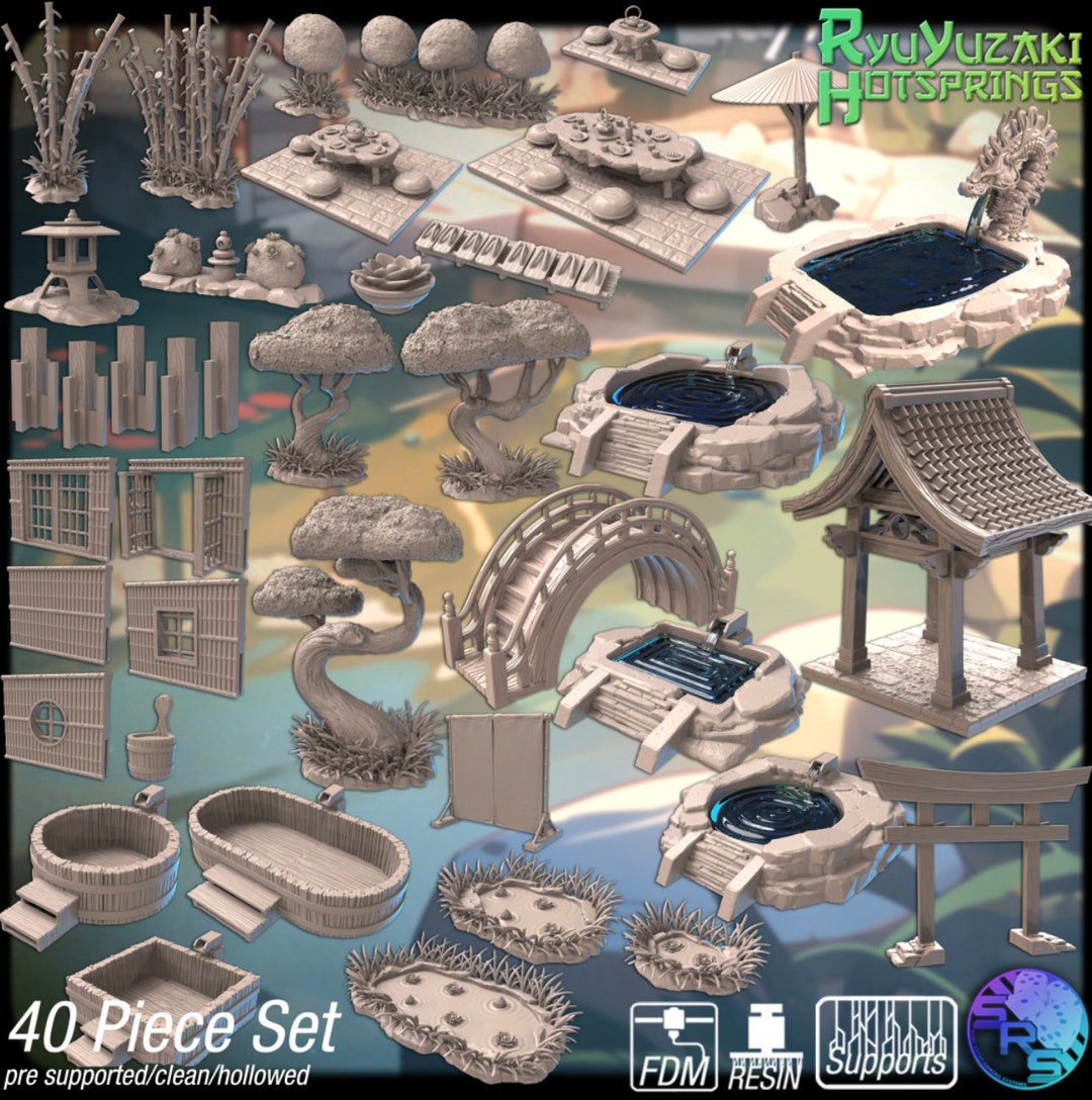 Japanese Scatter Terrain - Ideal for Dungeons and Dragons and Other ...