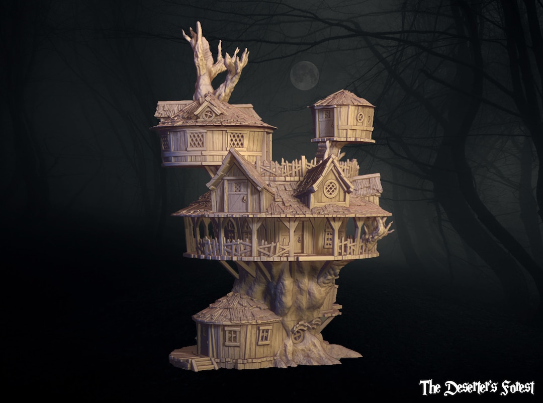 Huge Tree House/ Town Hall - Ideal for Dungeons and Dragons and Other ...