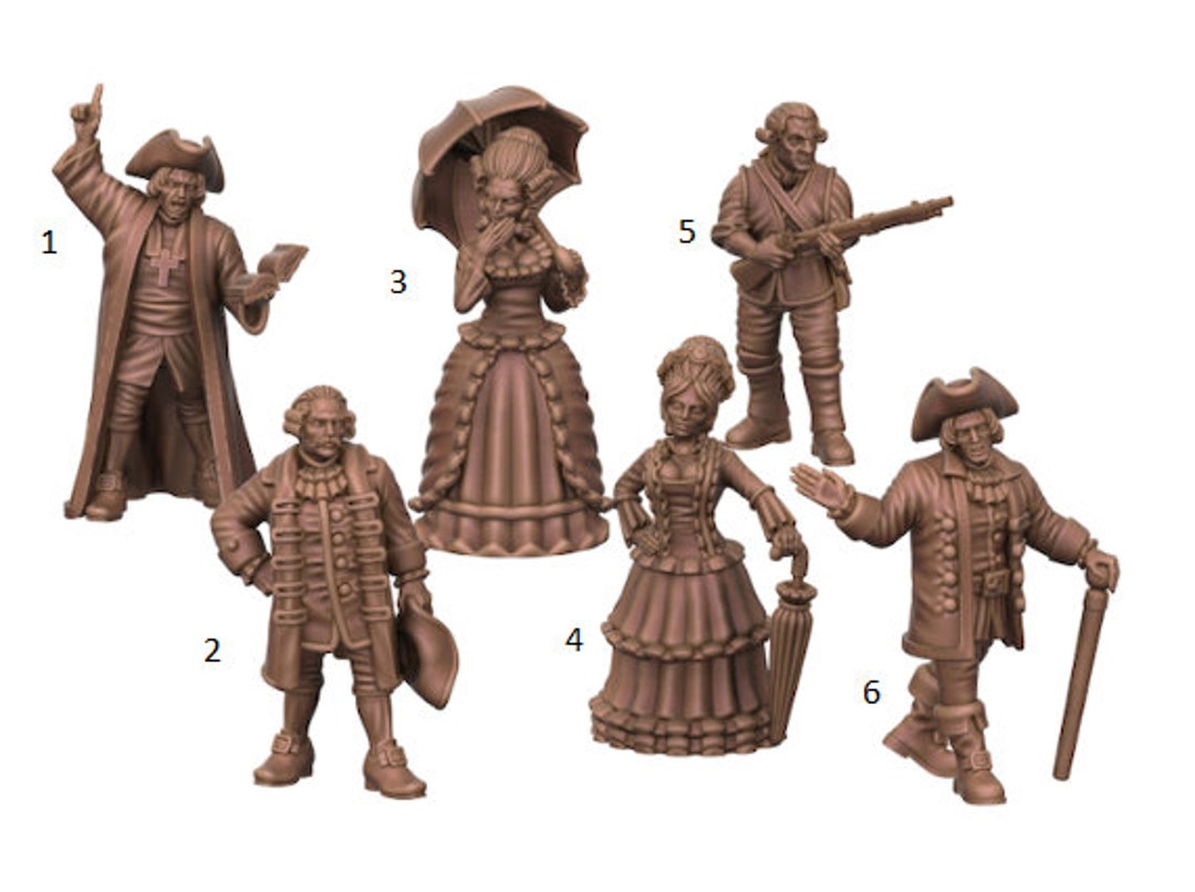 Noble Miniatures Ladies and Gents - Treasure Island - Ideal for ...