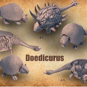Prehistoric Armadillo (doedicurus)- Ideal for Dungeons and Dragons and ...