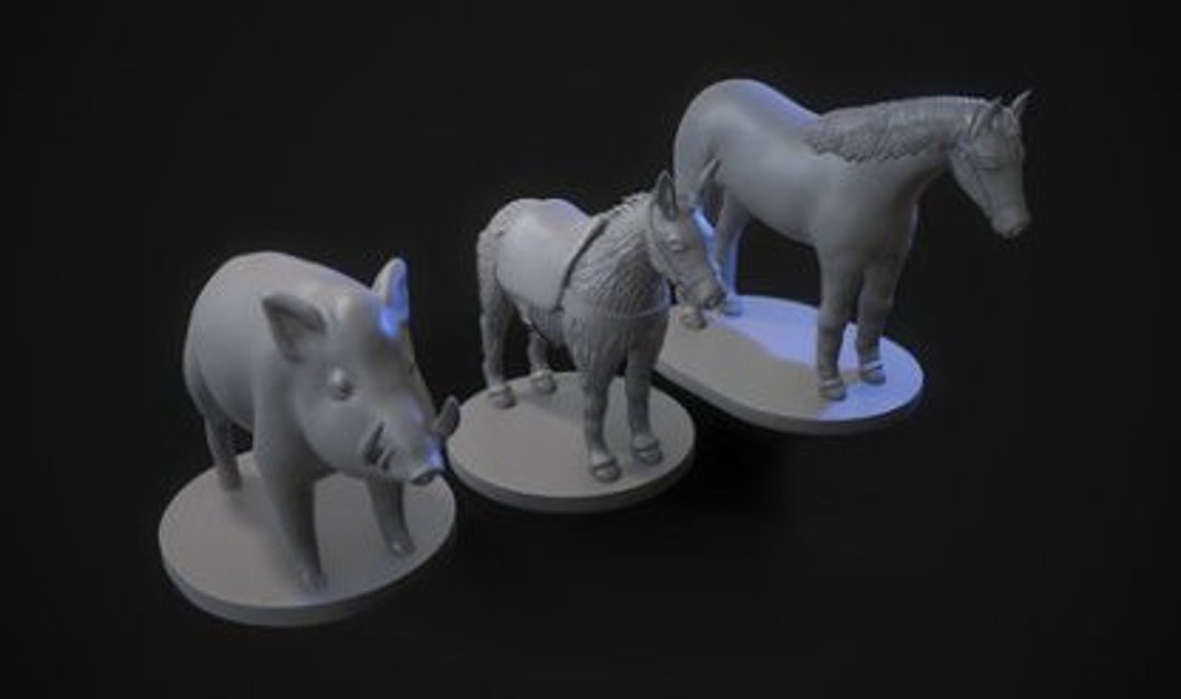 Hog/mule/horse - Ideal for Dungeons and Dragons and Other Tabletop Rpgs ...