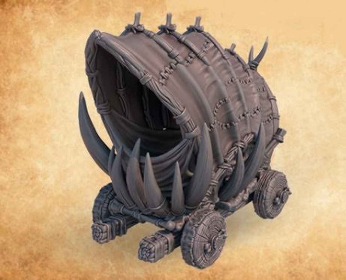 Prehistoric Bone Wagon Ideal for Dungeons and Dragons and - Etsy