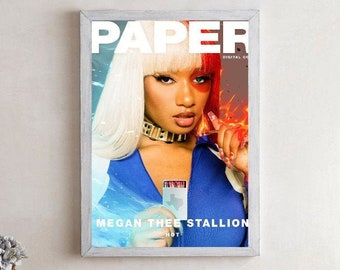 Megan Thee Stallion Poster Wall Art | Etsy