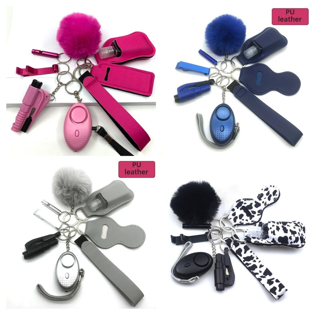 Self Defense Key Chains Safety Key Chain Set Defense Weapon Gifts Self ...