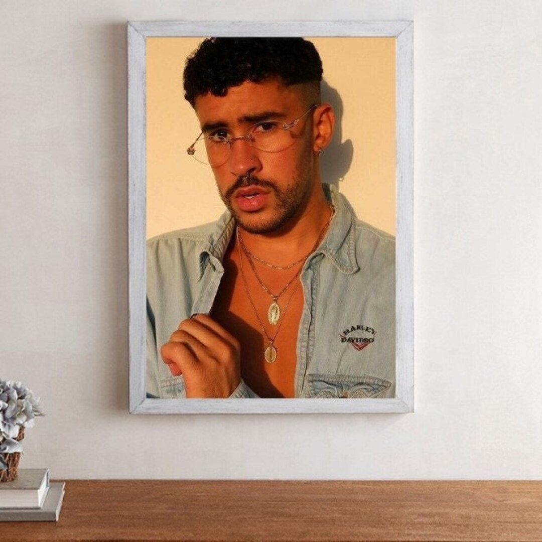 Bad Bunny Poster Wall Art - Etsy