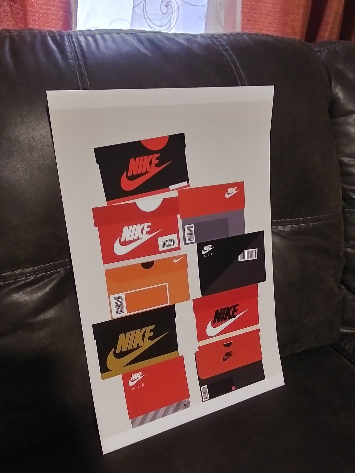 Nike Sneaker Box Poster Wall Art - Etsy