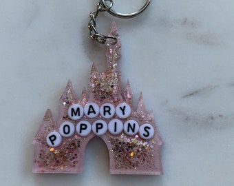 Castle Keychain - Etsy