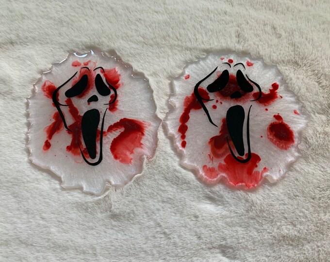 Ghostface Scream Coasters - Etsy