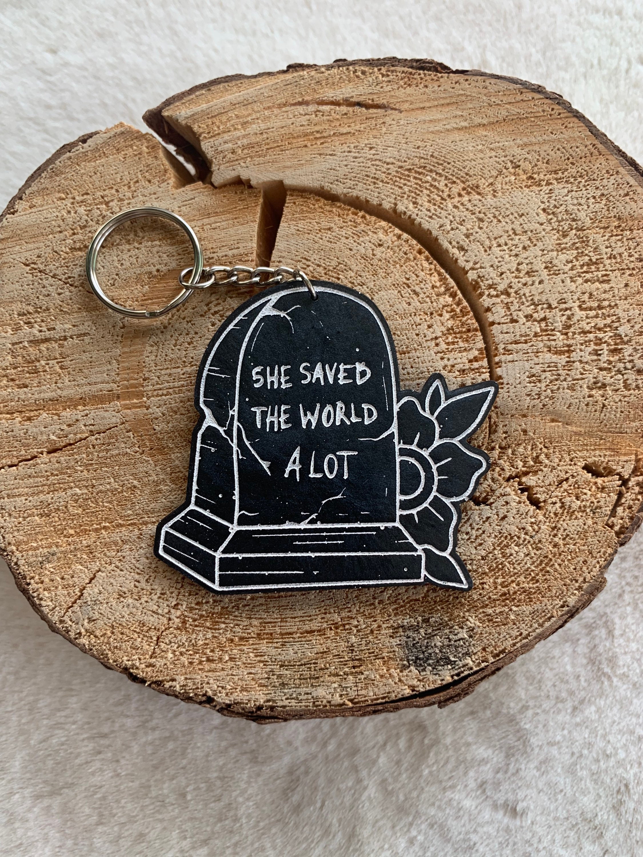 Buffy the Vampire Slayer Headstone Keychains - Etsy