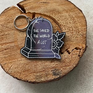 Buffy the Vampire Slayer Headstone Keychains - Etsy