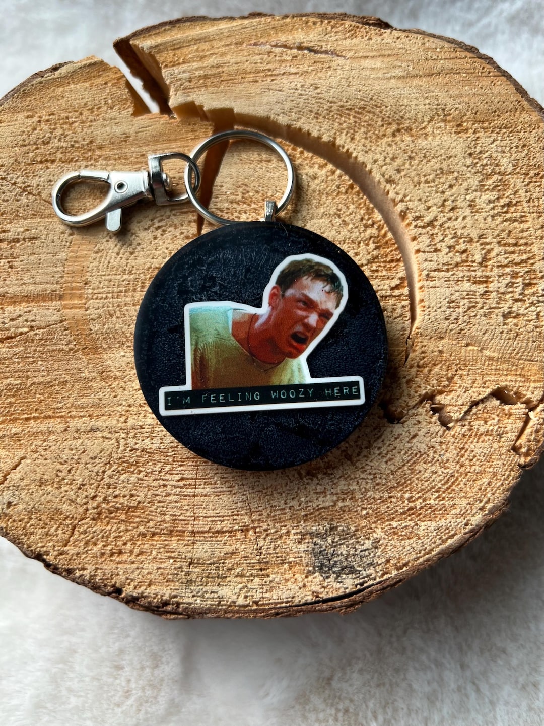Stu Macher Scream Feeling Woozy Keychain - Etsy