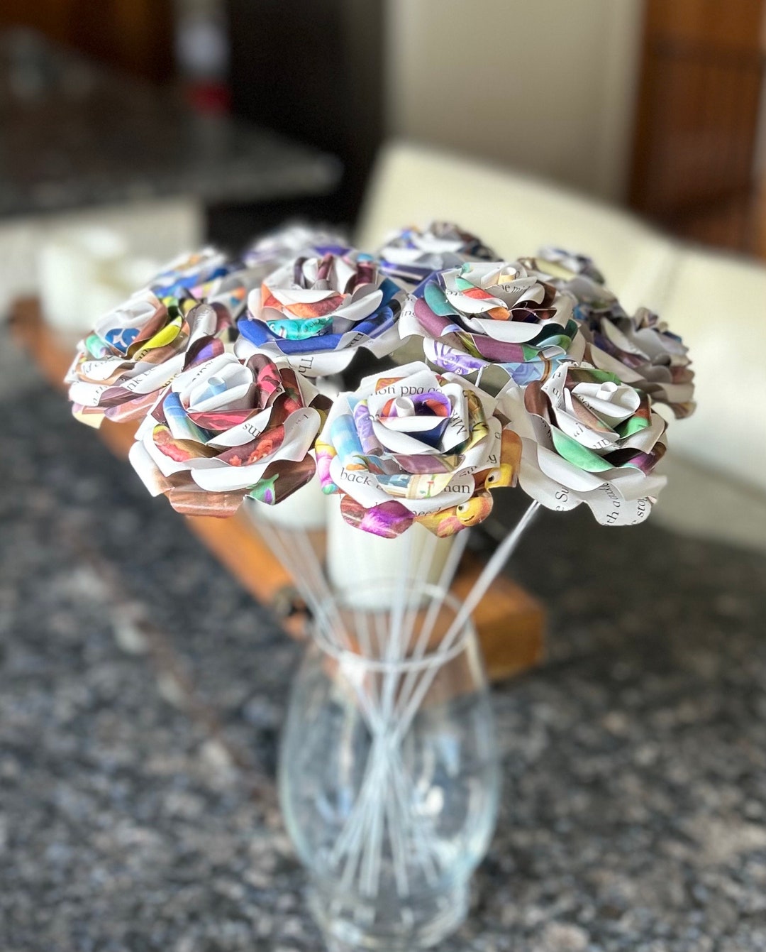 12 Disney Monster, Inc. Storybook Collection Book Page Paper Roses ...