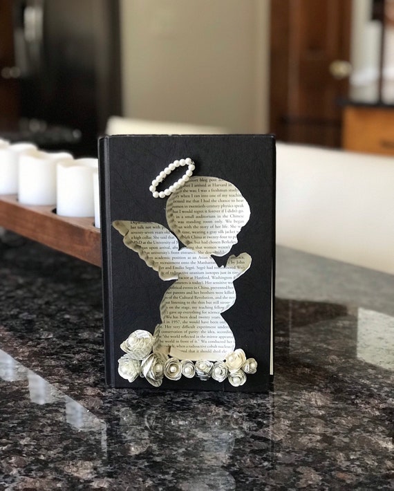 Angel Book Art Book Art Book Artwork Book Sculpture - Etsy