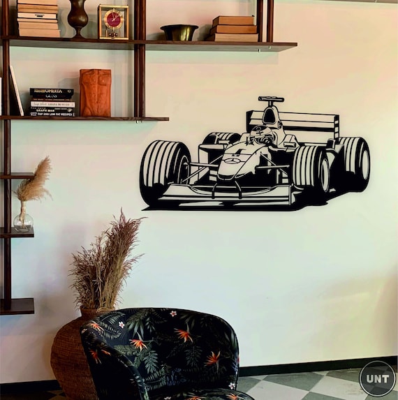 Formula 1 Wall Art Formula Racing Wall Decor Wooden Garage | Etsy