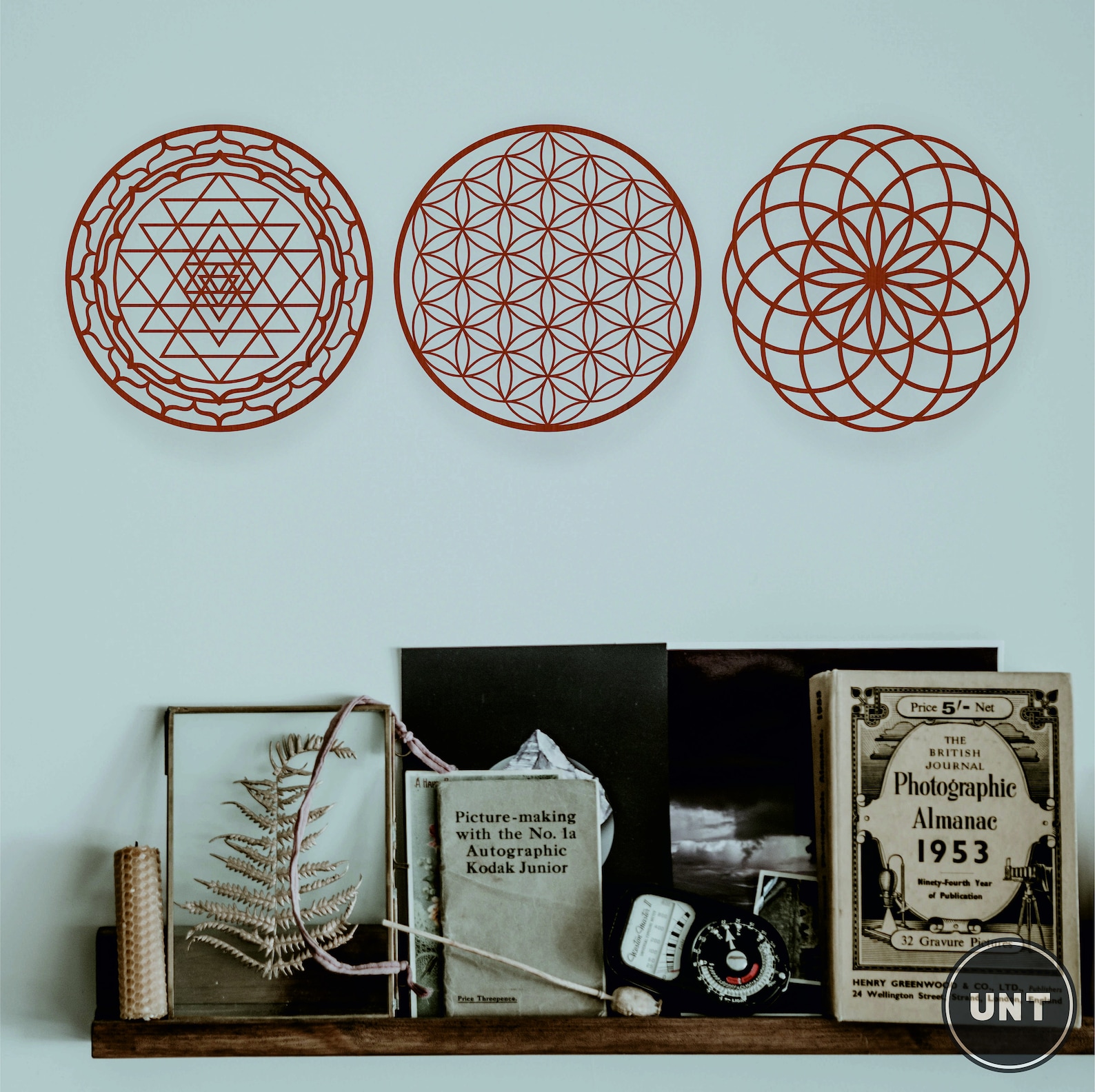 Sacred Geometry Sri Yantra Torus Flower of Life Set of 3 | Etsy