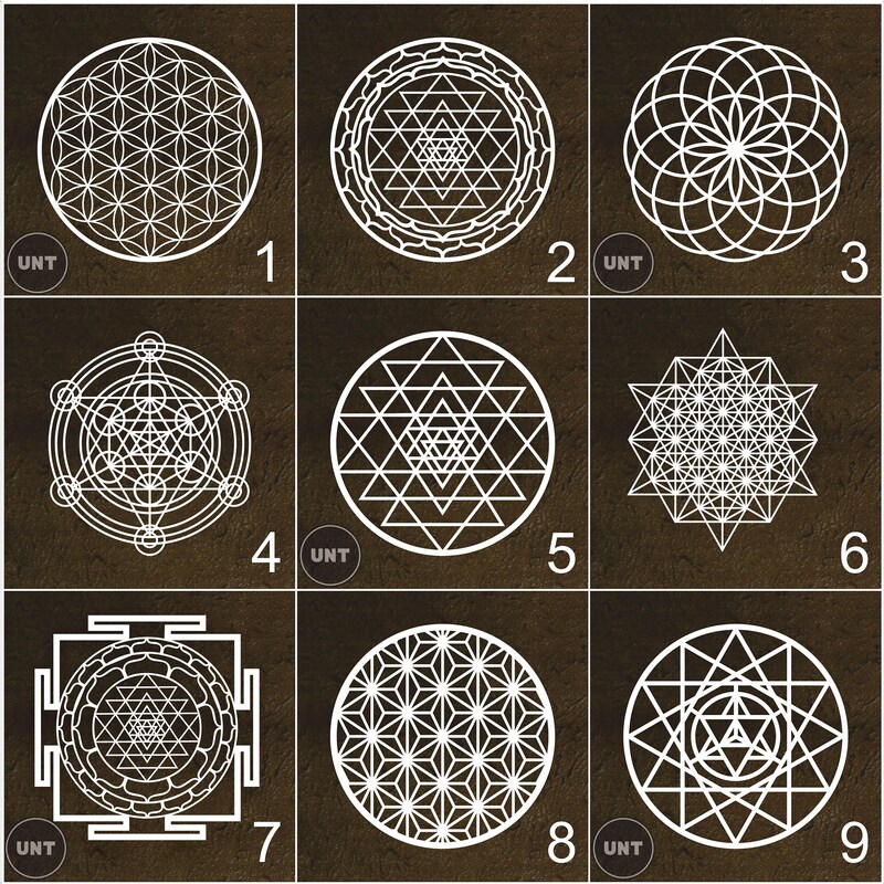 Sacred Geometry Wall Art - Etsy