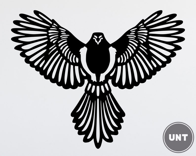Geometric Falcon Wall Decor: Laser Cut Wood Hawk Art (19''x15'') - Etsy
